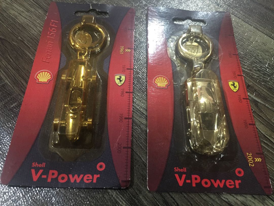 Vintage Shell-Ferrari Keychains, Hobbies & Toys, Memorabilia ...