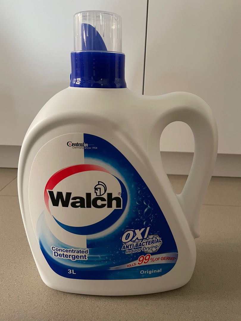 Walch Concentrated Detergent 3L - Original and Lemon, Furniture & Home ...