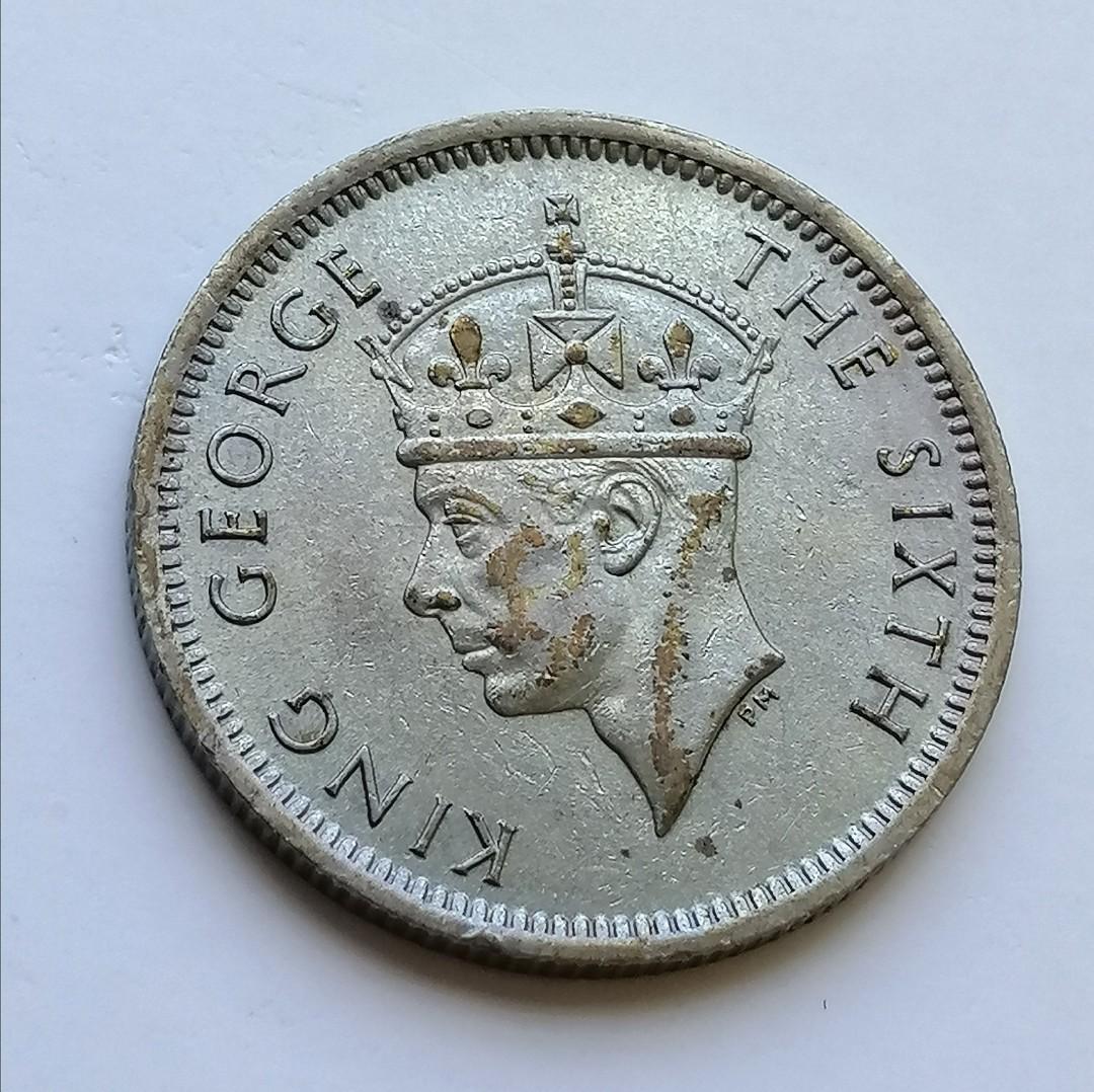 10 CENTS MALAYA KING GEORGE THE SIXTH 1948 #SM.A3, Hobbies & Toys ...