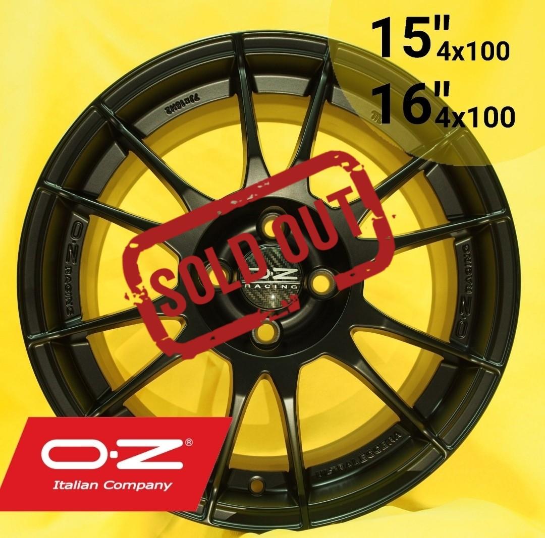 15" 16" OZ RACING ULTRALEGGERA ITALY 4x100 rims, Car Accessories, Tyres ...