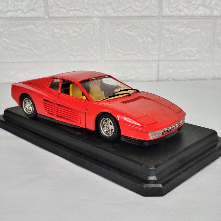 1984 Ferrari Testarossa (burago), Hobbies & Toys, Toys & Games on Carousell