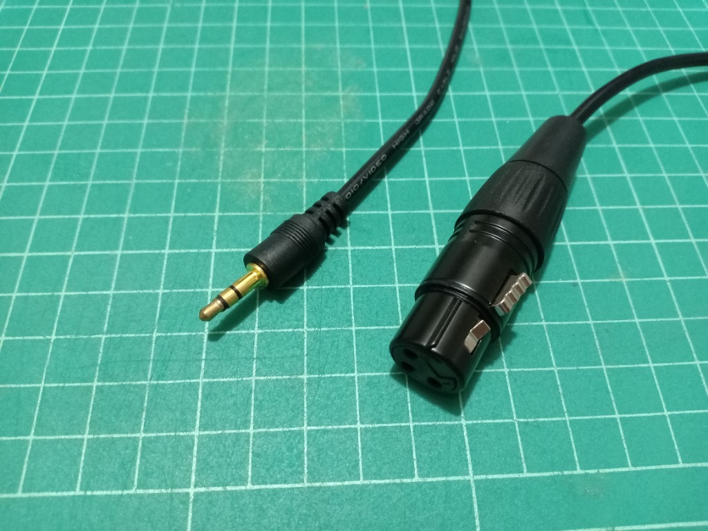 3.5mm TRS Stereo Jack to 3 Pin XLR Female Mic Microphone Cord Cable ...