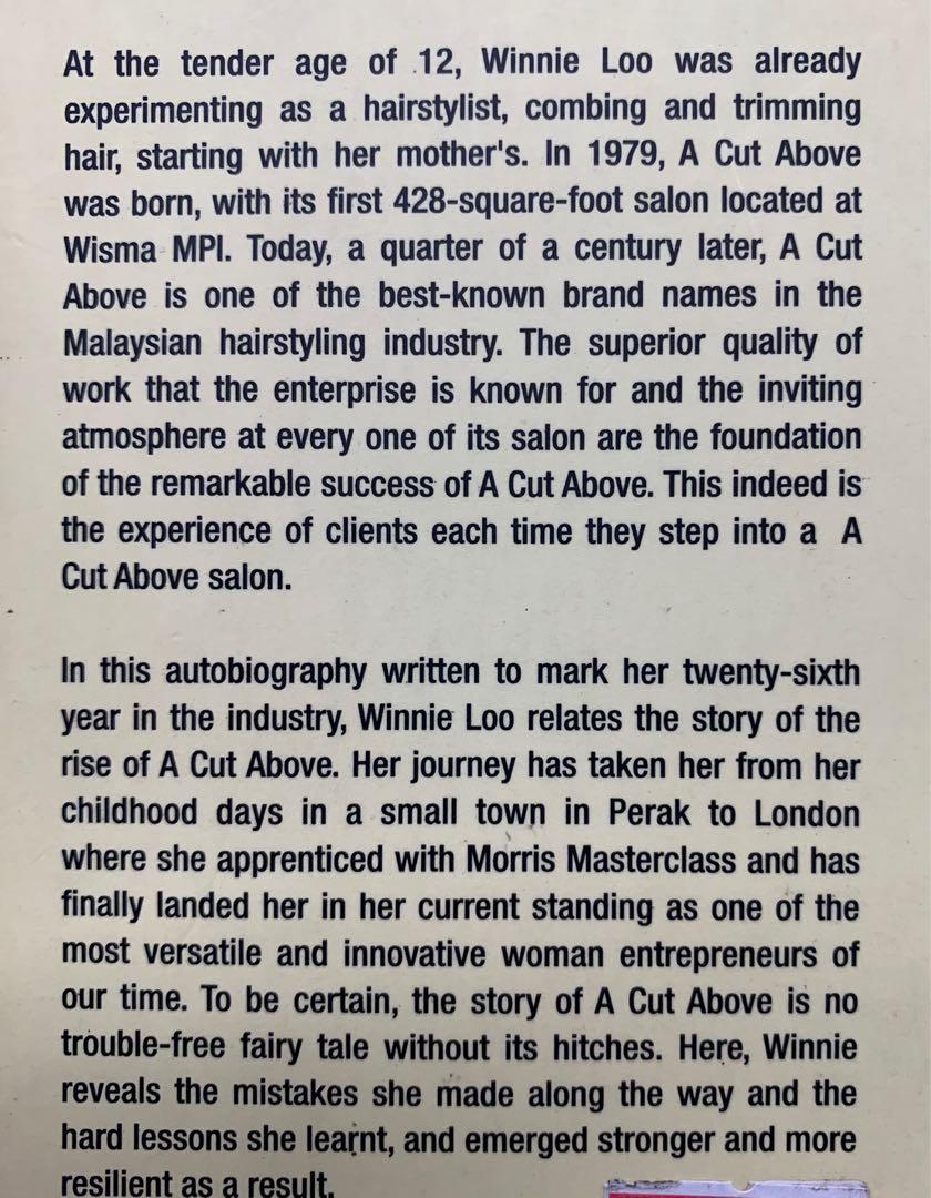 A Cut Above - The Winnie Loo Story, Hobbies & Toys, Collectibles ...