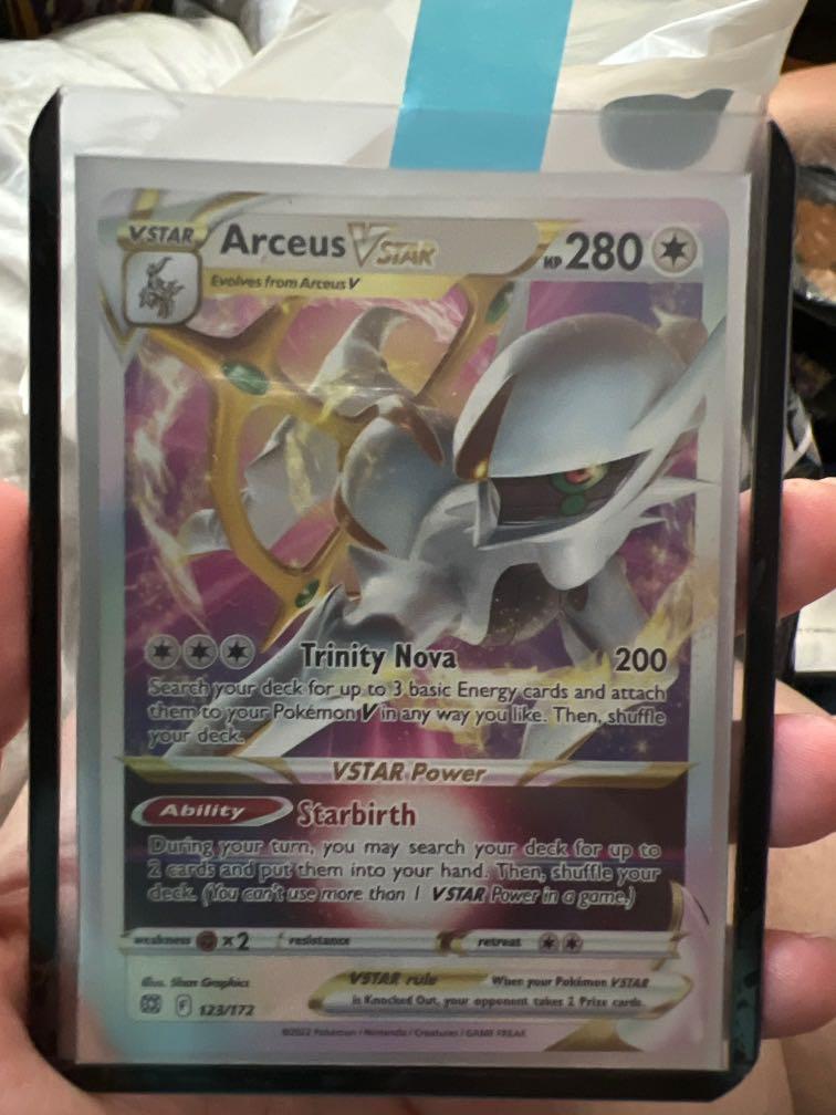 Arceus Vstar 123/172 Brilliant Stars, Hobbies & Toys, Toys & Games on ...