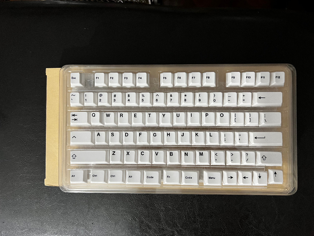 Artifact Bloom Series Keycap Set: Black on White (BoW), Computers ...