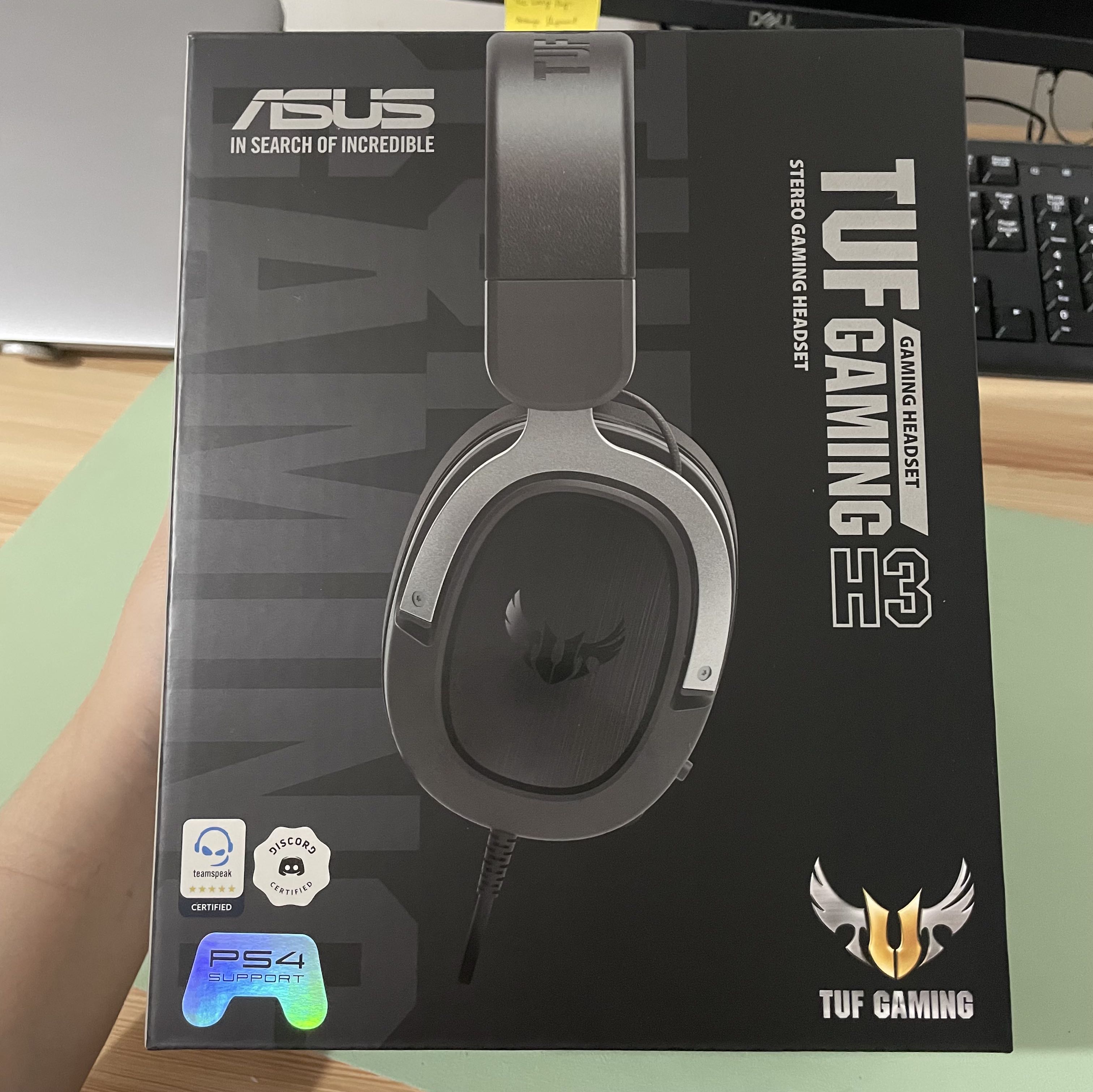 ASUS TUF GAMING H3 Wired Gaming Headset with 7.1 Virtual Surround Sound ...