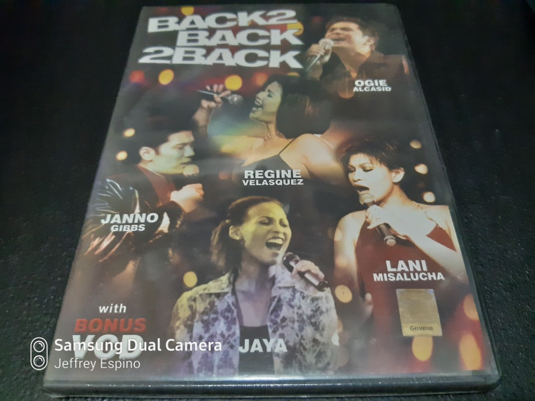 Back2Back2Back opm CD + VCD regine jaya janno ogie lani, Hobbies & Toys ...