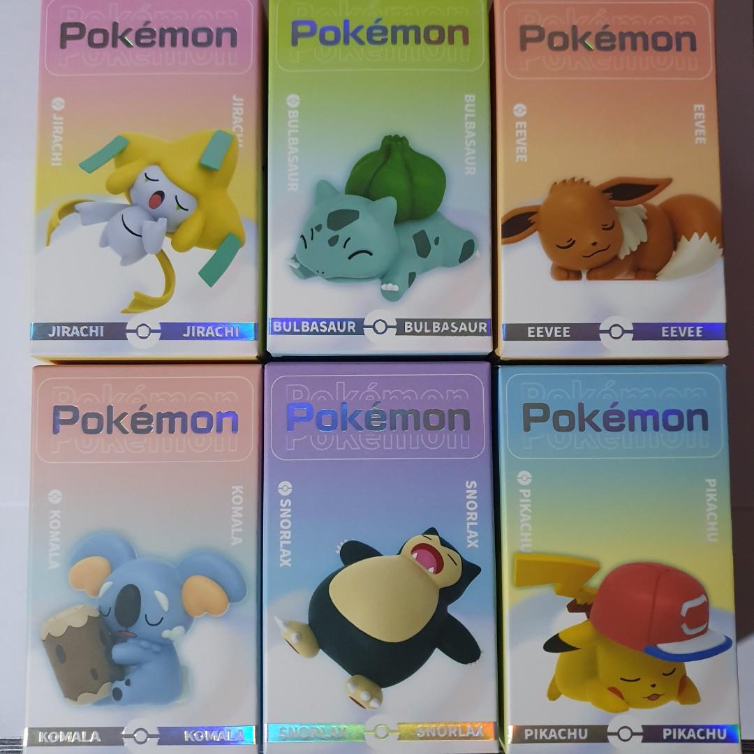 (BN) Pokemon Starry Dream Series Full Set (6 Figurines) Pikachu Eevee ...