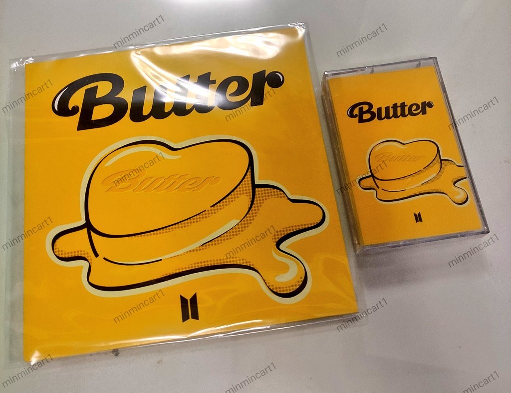 BTS Butter Vinyl and Cassette tape, Hobbies & Toys, Music & Media, CDs ...