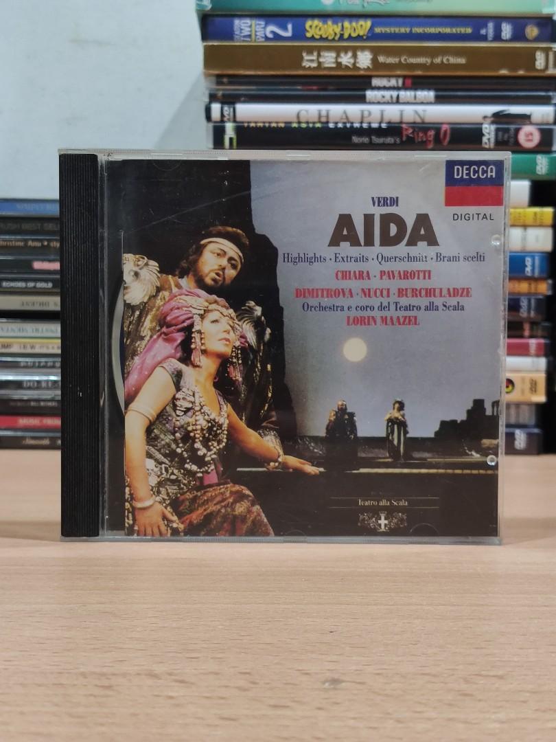 (CD) Verdi Aida Highlights Chiara Pavarotti Maazel, Hobbies & Toys ...