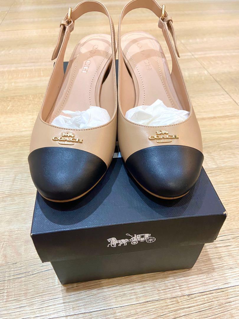 Coach Erica Slingback, Women's Fashion, Footwear, Heels on Carousell