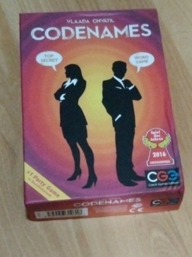 CODENAMES(Top secret word game), Hobbies & Toys, Toys & Games on Carousell