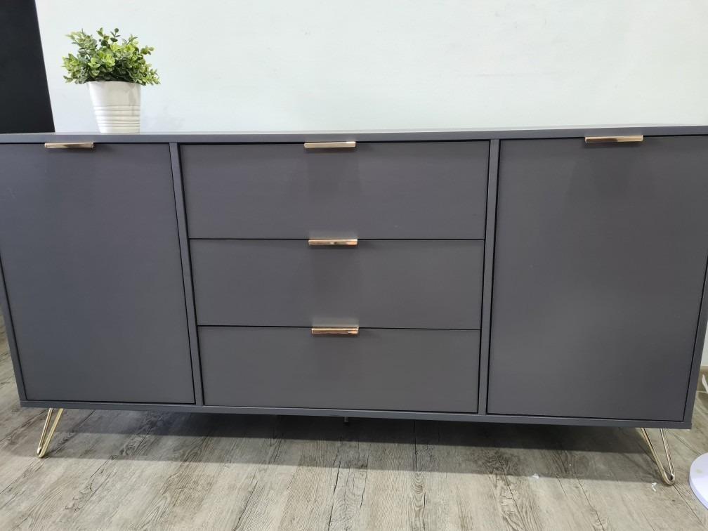 Contemporary Design Storage Cabinet with Drawers, Furniture & Home ...