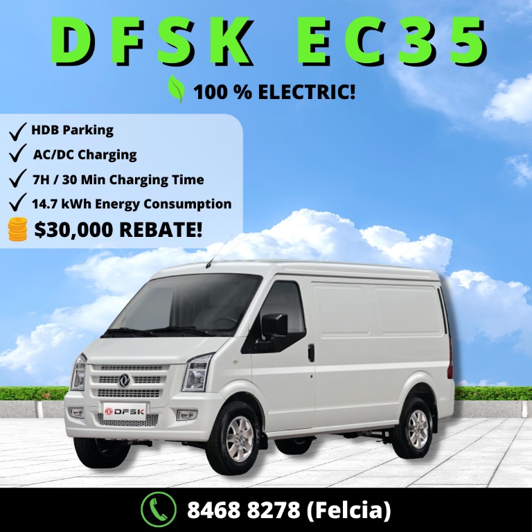 DFSK EC35 ELECTRIC VAN, Cars, Commercial Vehicles, New on Carousell