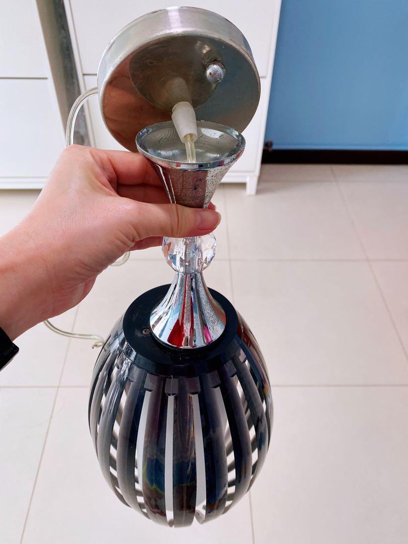 Dome-shaped Drop down light c/w bulb, Furniture & Home Living, Lighting ...