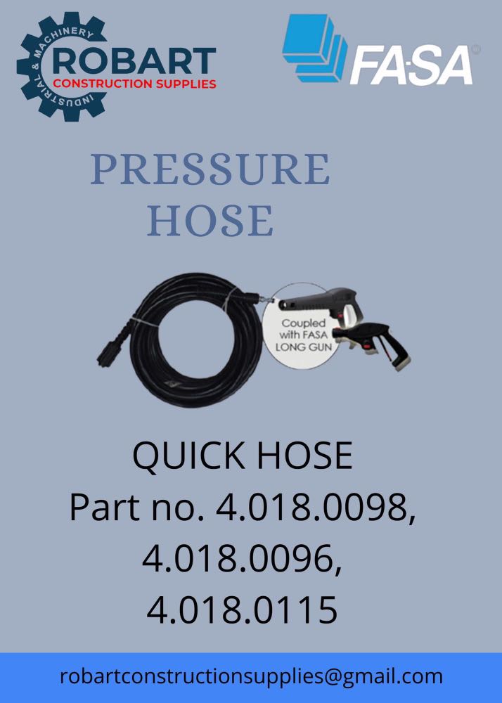 FASA PRESSURE HOSE (Quick Hose), Commercial & Industrial, Construction ...
