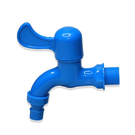 FAUCET PLASTIC GRIPO WITH THREAD CONNECTOR, PVC SPIGOT FAUCET with Hose ...