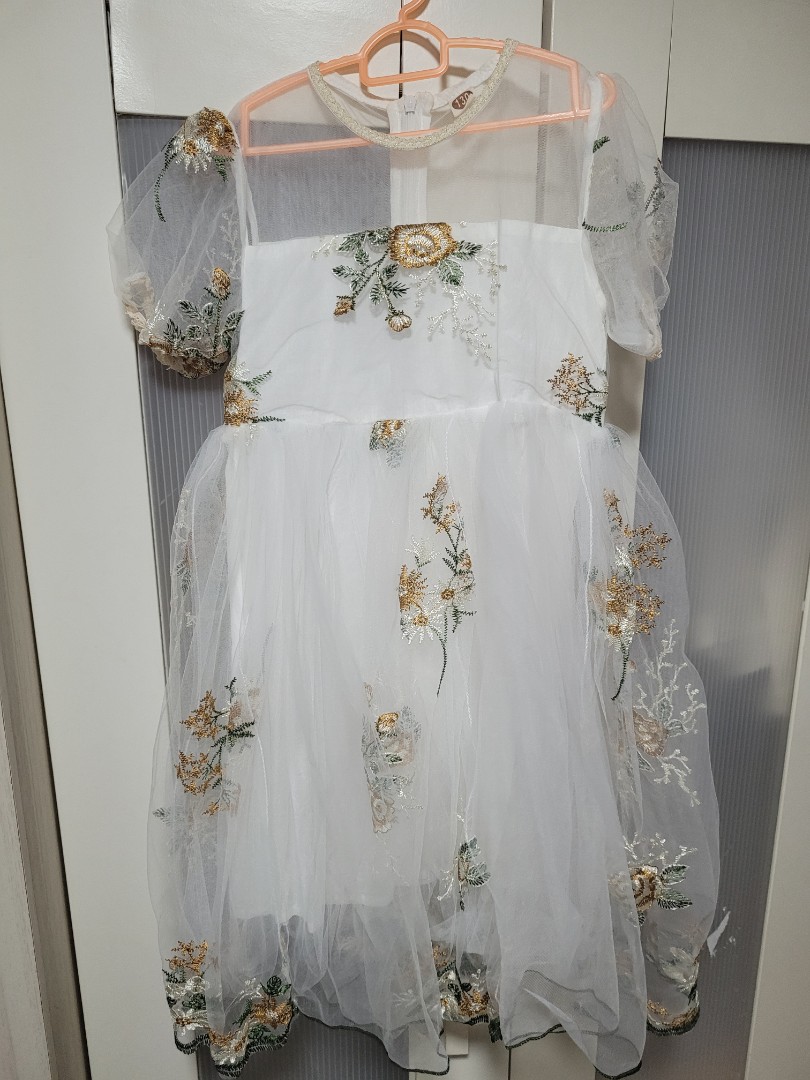 Flora princess dress, Babies & Kids, Babies & Kids Fashion on Carousell