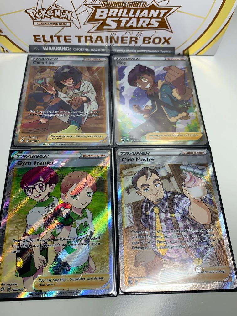Full Art trainers Cafe Master Gym Trainer Cara Liss Hop Pokemon cards ...