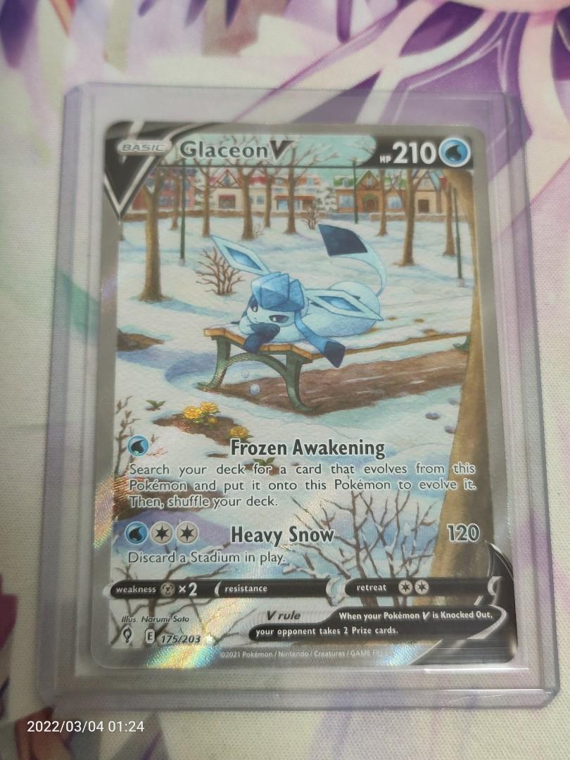 Glaceon v aa pokemon evolving skies PSA 10 Potential Mint, Hobbies ...