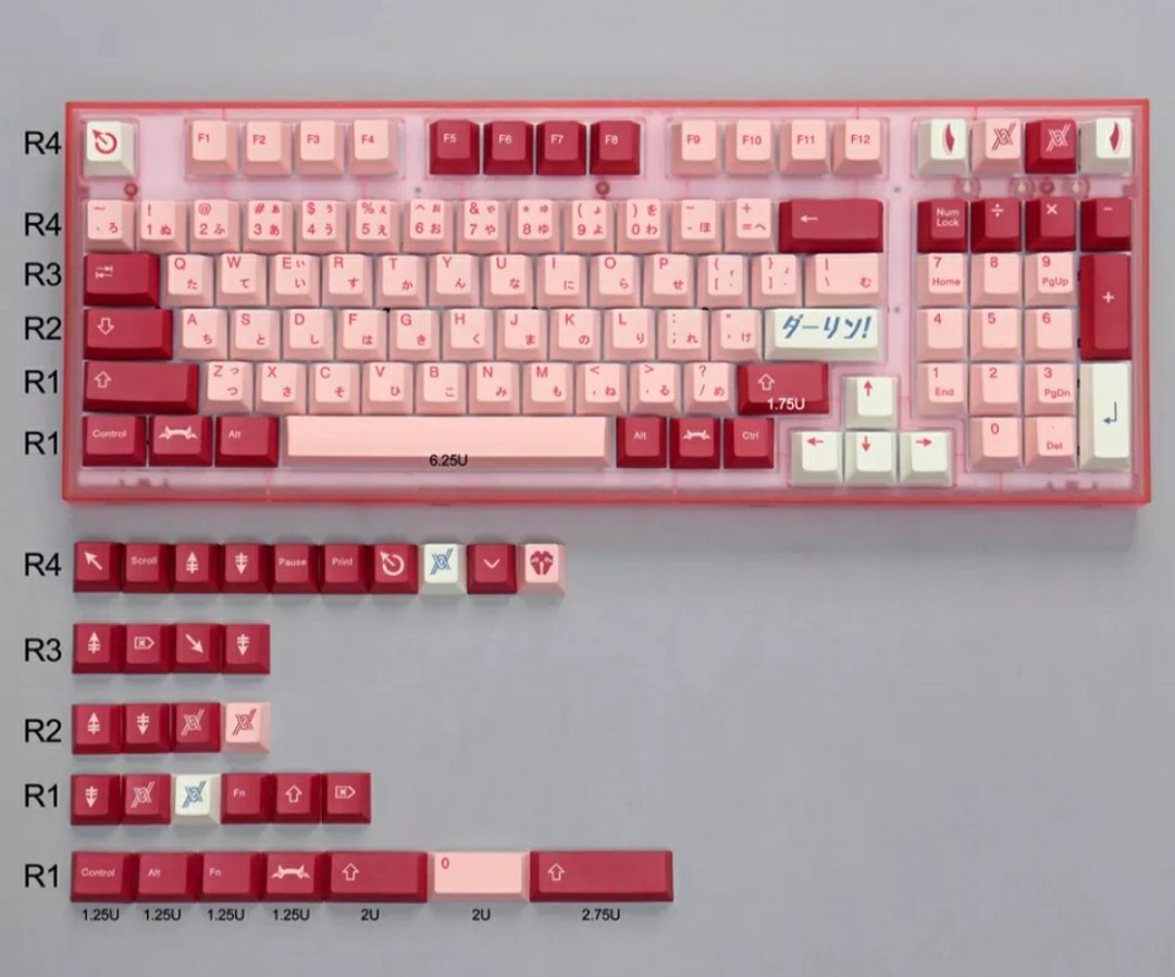 gmk darling clone keycaps, Computers & Tech, Parts & Accessories ...
