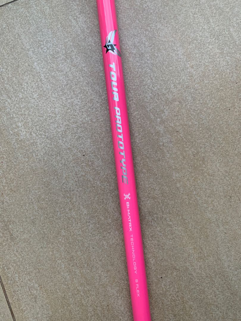 Grafalloy BiMatrix Tour golf shafts with Ping G golf driver adaptor ...