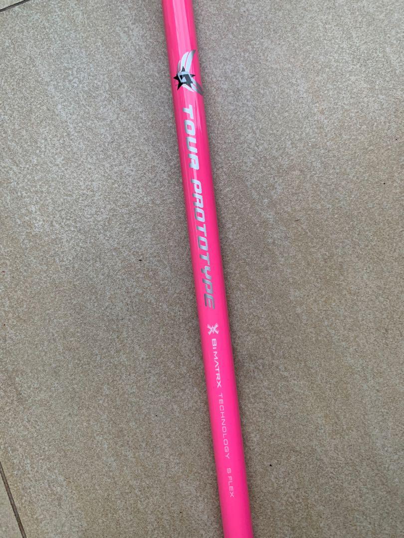Grafalloy BiMatrix Tour golf shafts with Ping G golf driver adaptor ...