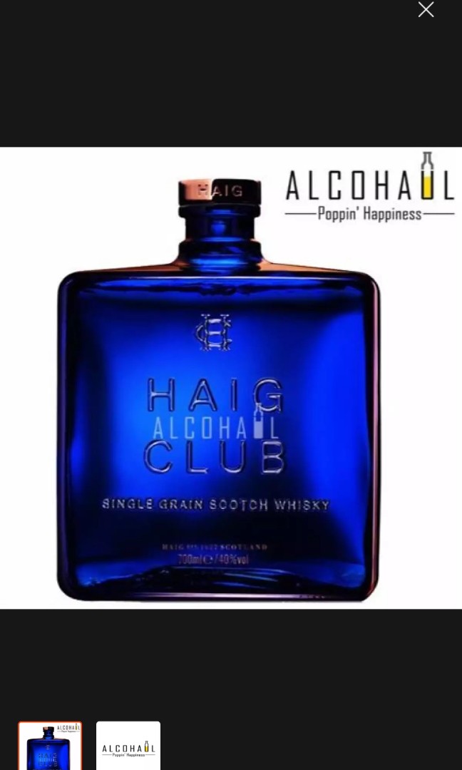 HAIG CLUB Whisky, Food & Drinks, Alcoholic Beverages on Carousell