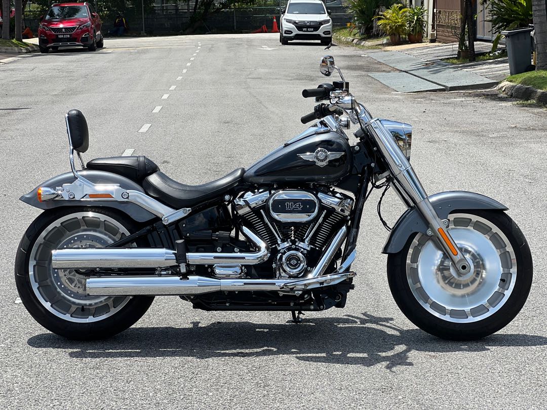 Harley Davidson fatboy 114, Motorbikes on Carousell
