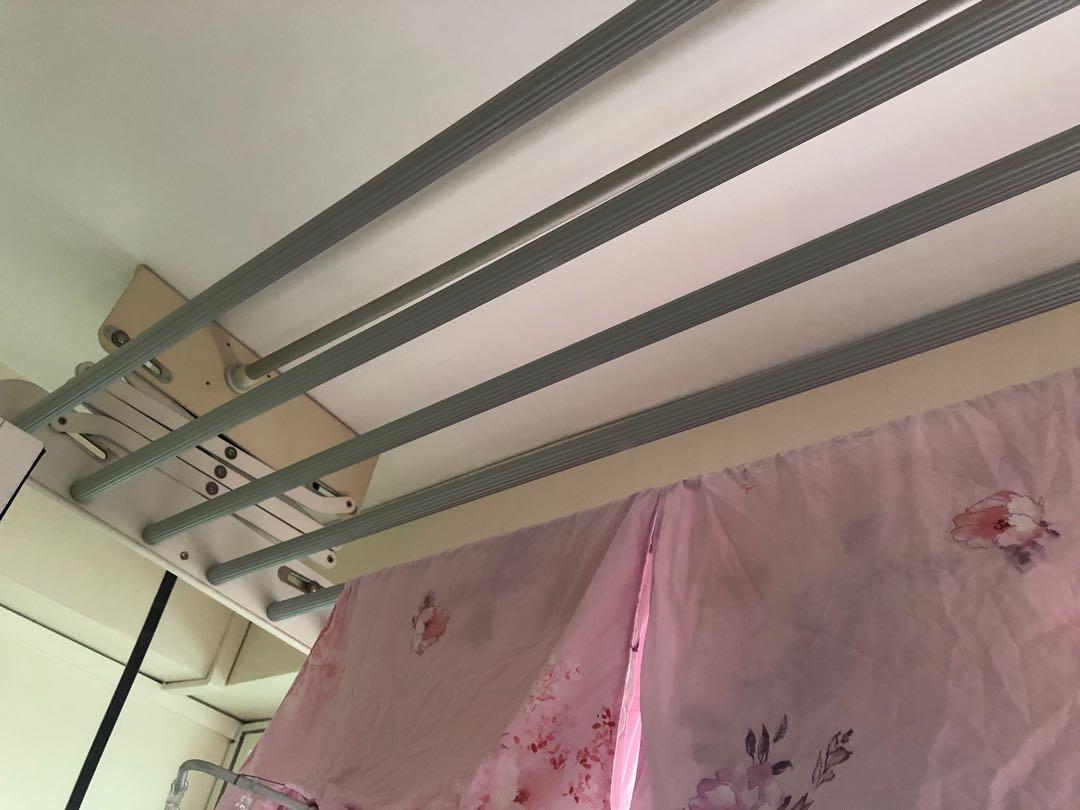 Hdb clothes drying rack, Furniture & Home Living, Bathroom & Kitchen ...