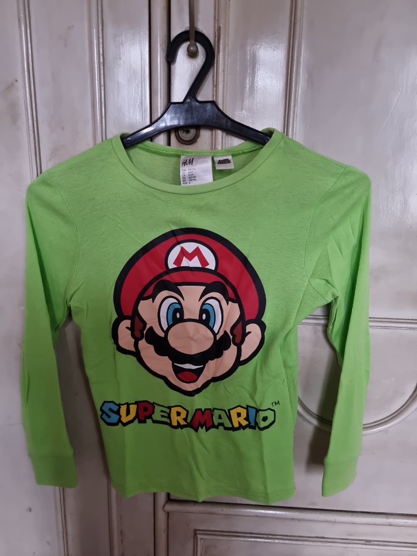 H&M Mario and Luigi Pajama Set for Kids, Babies & Kids, Babies & Kids ...