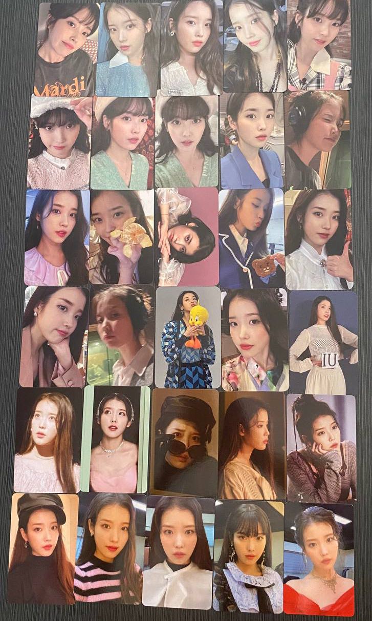 IU Photocard Set (Strawberry Moon, Lilac, Celebrity), Hobbies & Toys ...