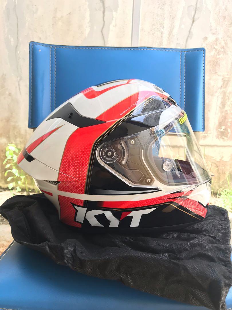 Kyt tt course ttc grand prix red blue, Motor di Carousell