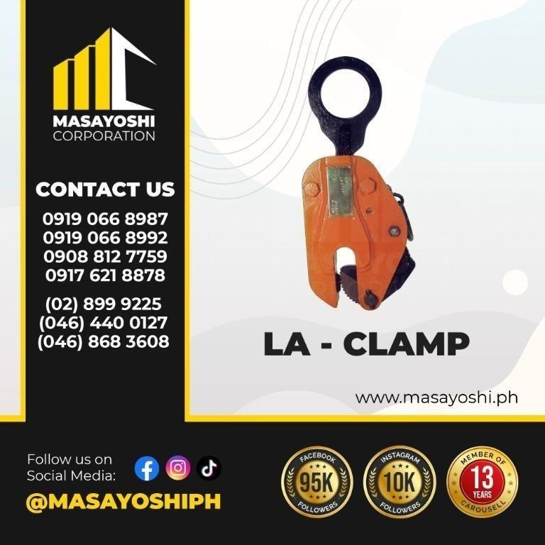 LA Clamp | Clamp | Lifting Clamp | Stabilizer Clamp | Lifter | Lifting ...