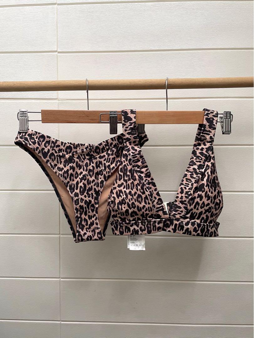 Leopard Print Swimsuit, Women's Fashion, Swimwear, Bikinis & Swimsuits ...