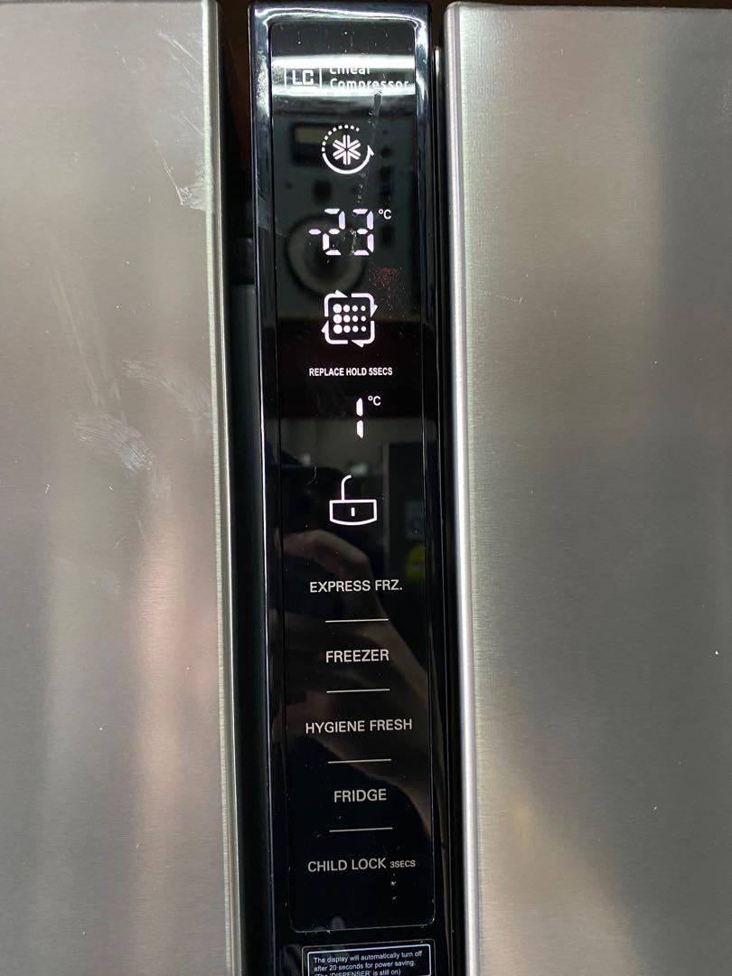 LG 3Ticks Door in Door Linear Compressor Side by Side Fridge, 626L, TV ...