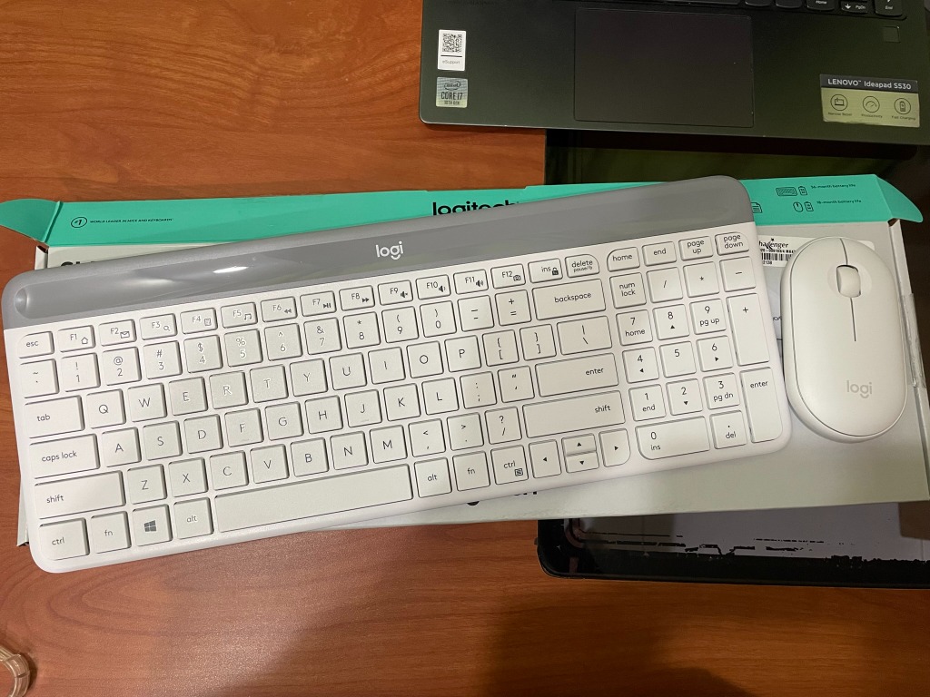 Logitech Keyboard & Mouse (Slim Combo MK470), Computers & Tech, Parts & Accessories, Computer ...