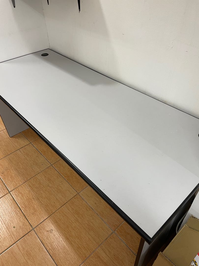 Long Office Table, Furniture & Home Living, Office Furniture & Fixtures ...