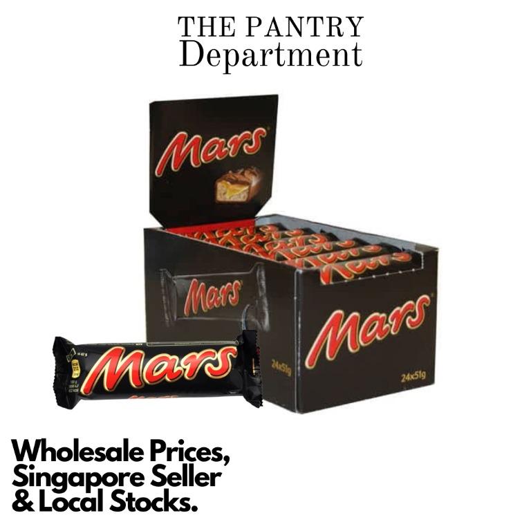 Mars 50g Box of 24, Food & Drinks, Packaged & Instant Food on Carousell