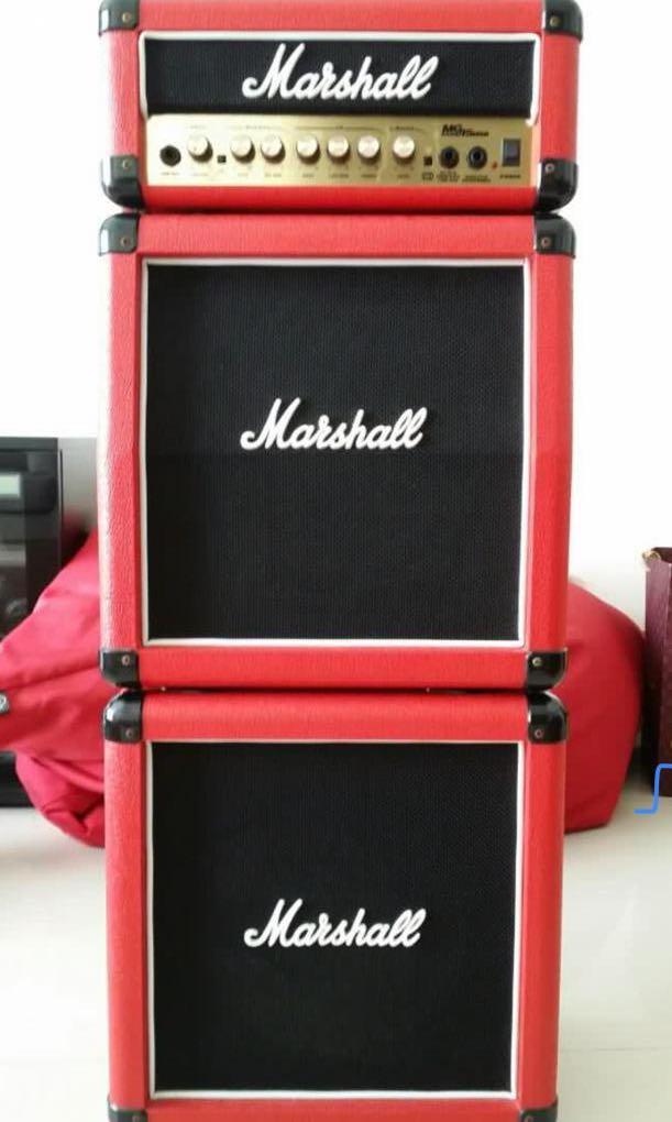 Marshall MG15MSII Red Mini Stack Limited edition amplifier, Hobbies ...
