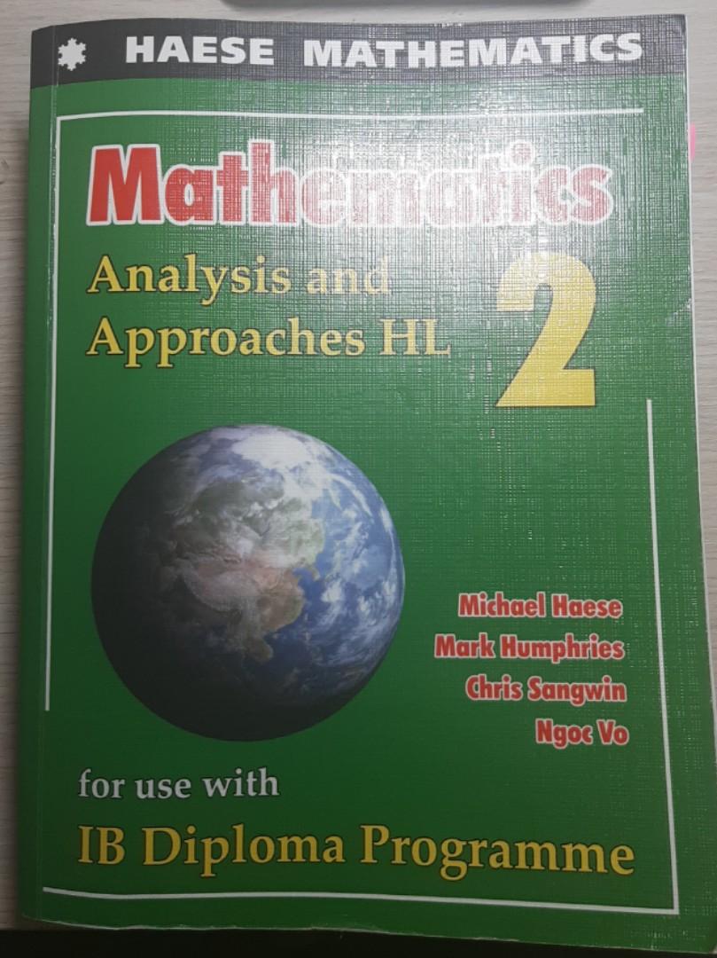 Mathematics Analysis And Approaches HL By Michael Haese Everything