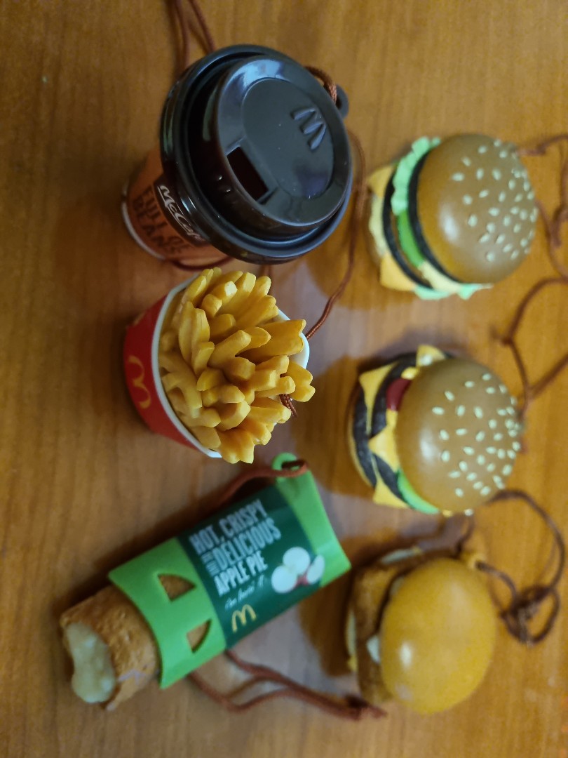 McDonald's Food Strap Complete Set (Without Box), Hobbies & Toys, Toys ...