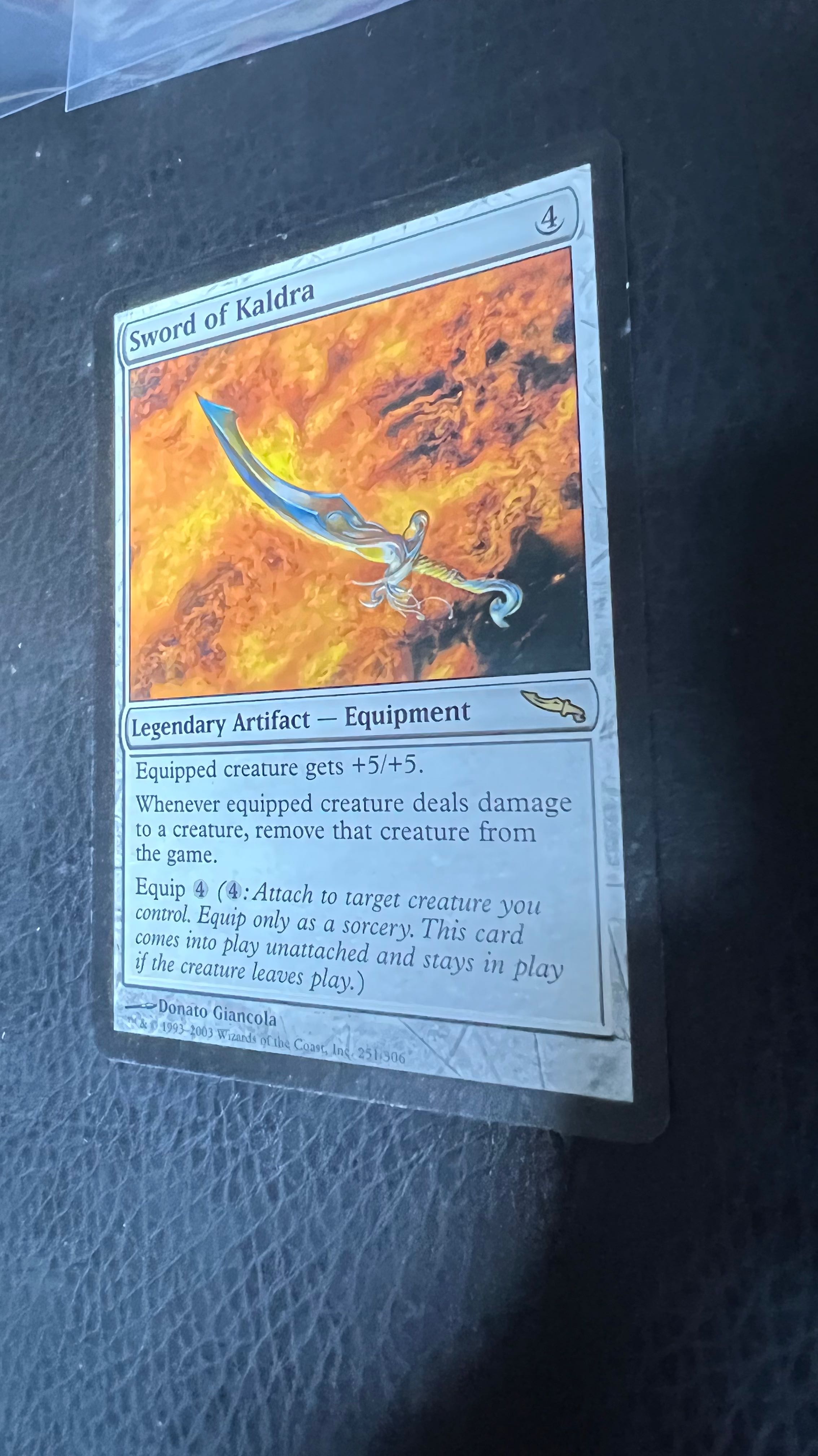 MTG Sword of Kaldra, Hobbies & Toys, Toys & Games on Carousell