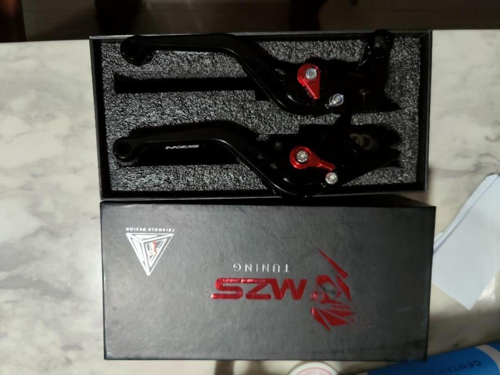 MZS Tuning F25/H626A (Break/Clutch Lever - BLACK, Motorcycles, Motorcycle Accessories on Carousell