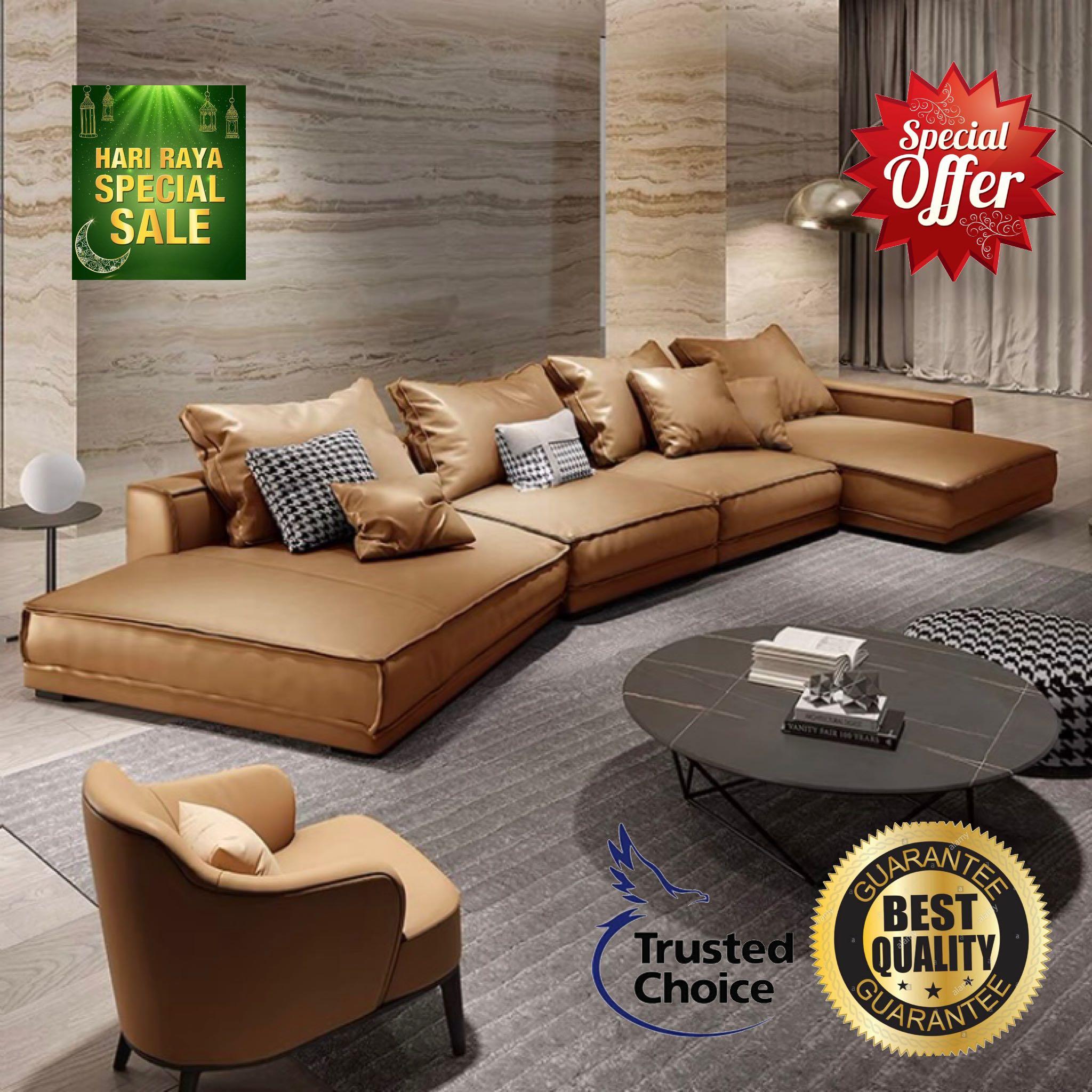 Napoli Sofa Length 170cm Designer Sofa in Genuine Cowhide Leather ...