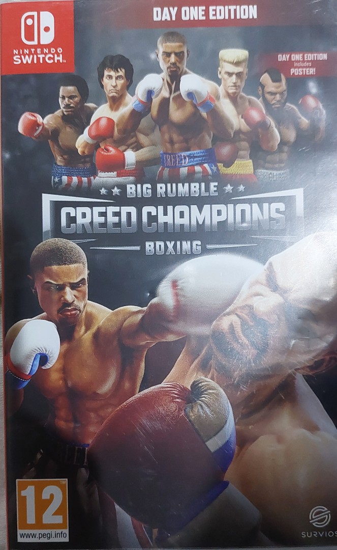 Nintendo Switch Big Rumble Boxing: Creed Champions, Video Gaming, Video ...