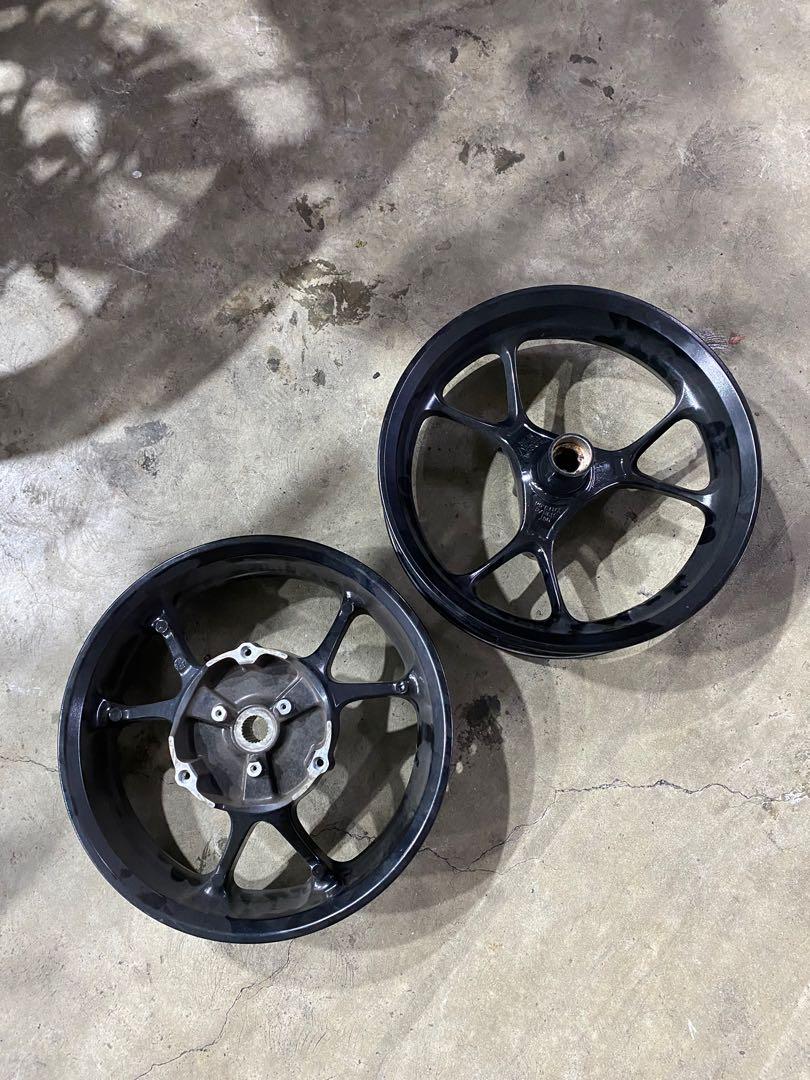 NMAX V2 stock rim, Motorcycles, Motorcycle Accessories on Carousell