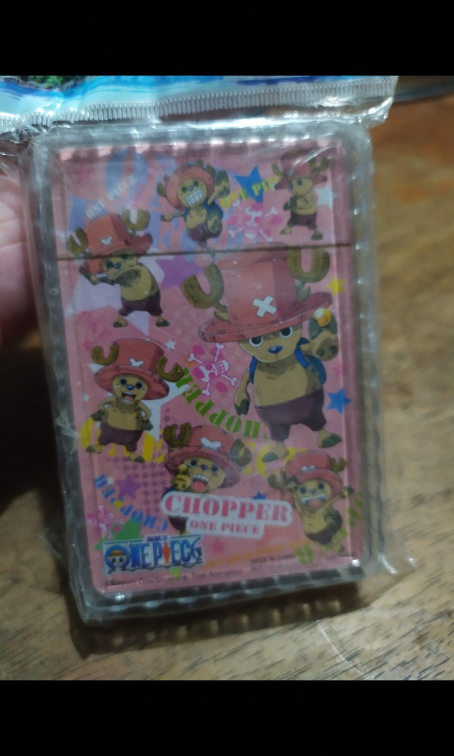 One piece chopper playing cards, Hobbies & Toys, Toys & Games on Carousell
