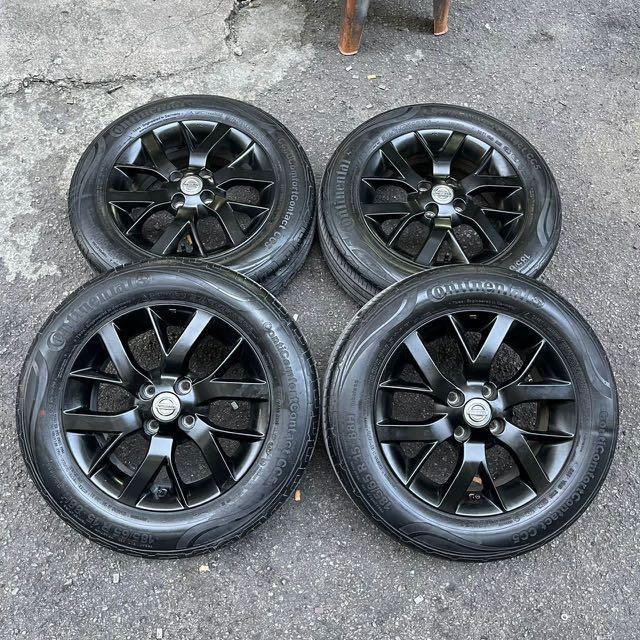 Original 15 inch Nissan Almera tyre 70%, Auto Accessories on Carousell