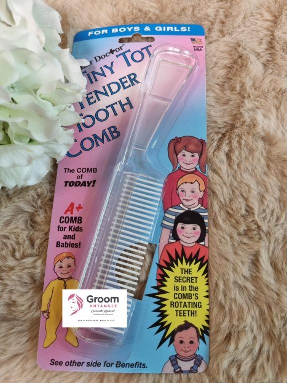 Original Hair Doctor Comb Tiny Tot Tender Tooth Comb for Infants ...